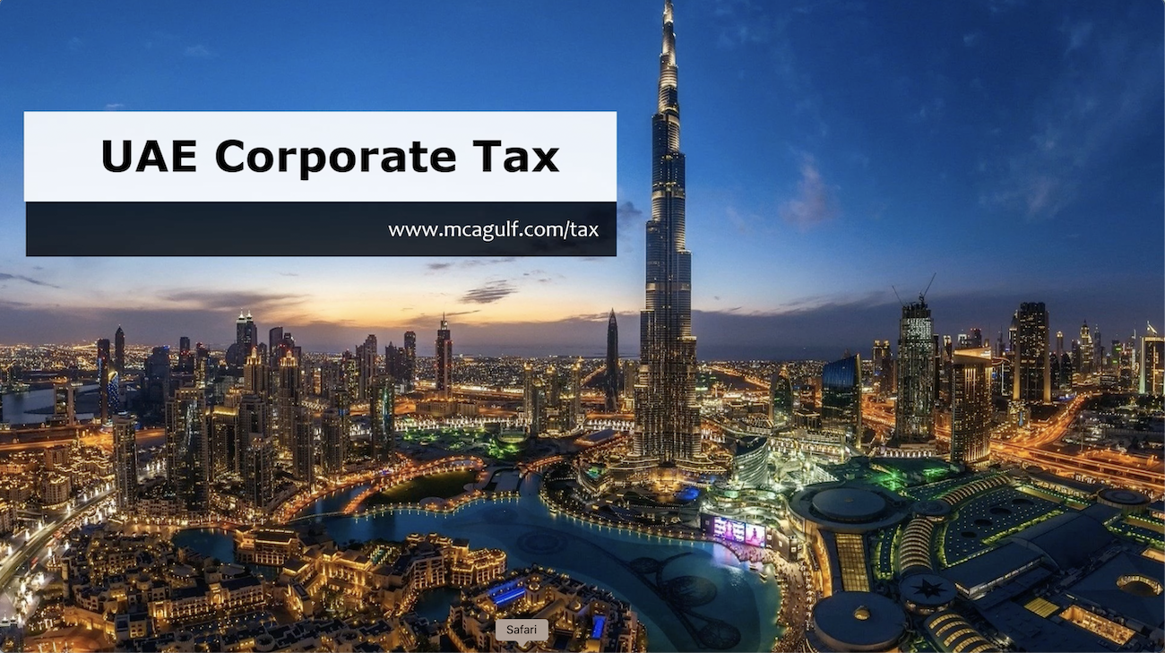 UAE Corporate Tax What We Know So Far MCA UAE UAE Corporate Tax What We Know So Far MCA UAE